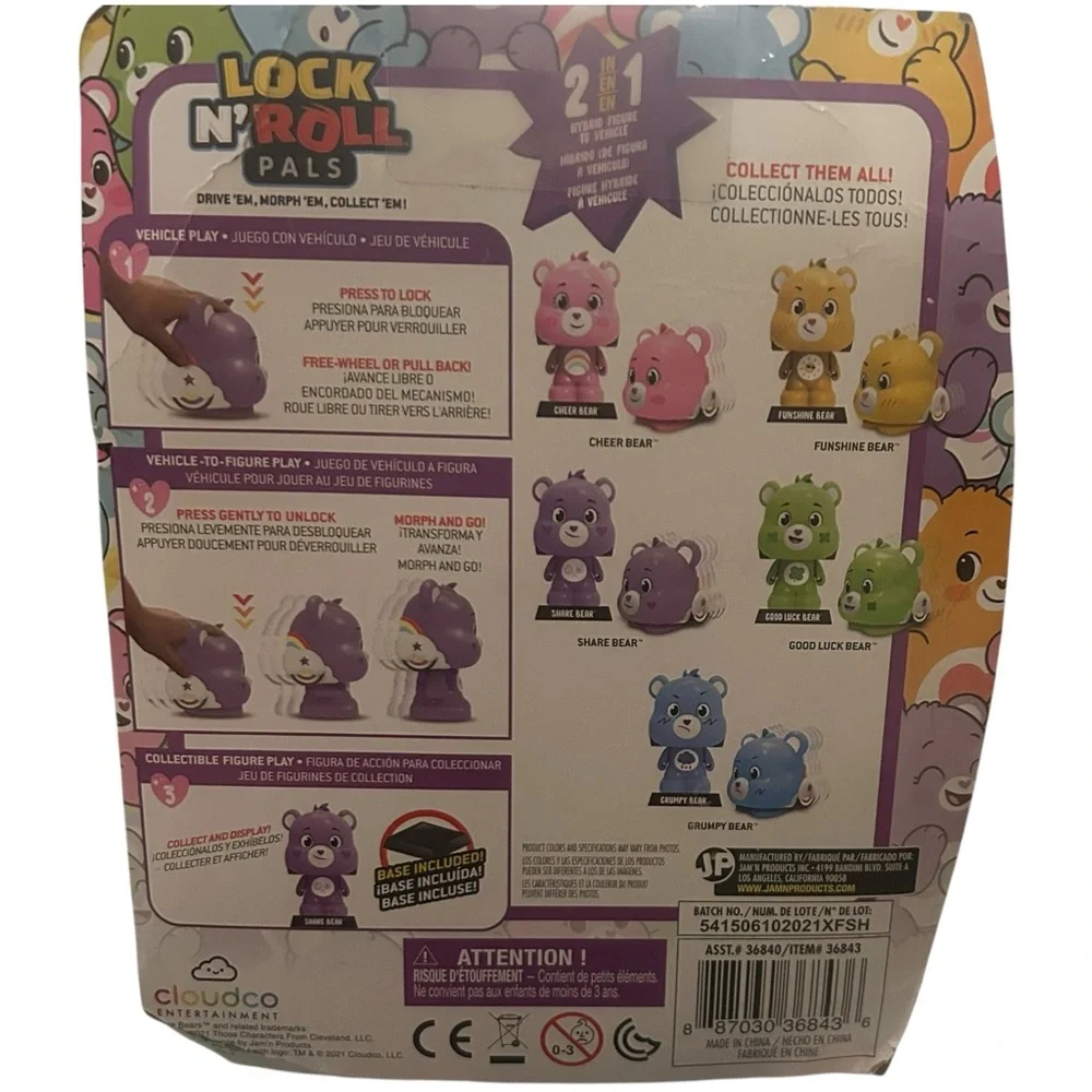 Care Bears | Toys | Care Bears Unlock The Magic Share Bear Lock Roll ...